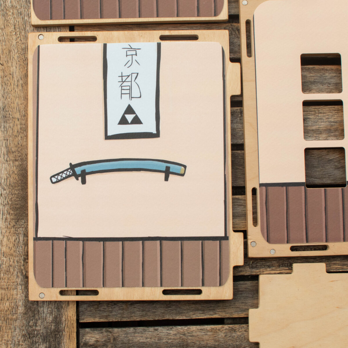 The Ninja Dojo illustrated wallpaper set - The Storyhouse